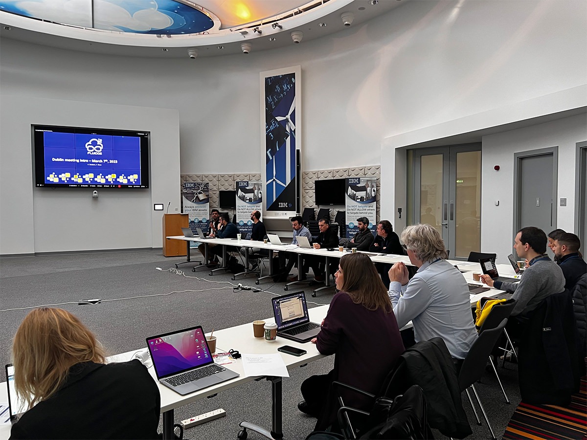 FLUIDOS CONSORTIUM GATHER IN DUBLIN FOR A PRODUCTIVE MEETING AT IBM ...